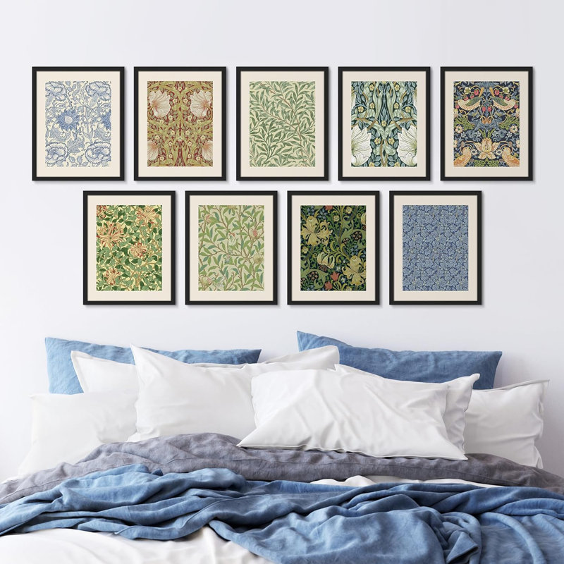 SIGNLEADER William Morris Flower Patterns Nature Wildernesss Modern Art ...