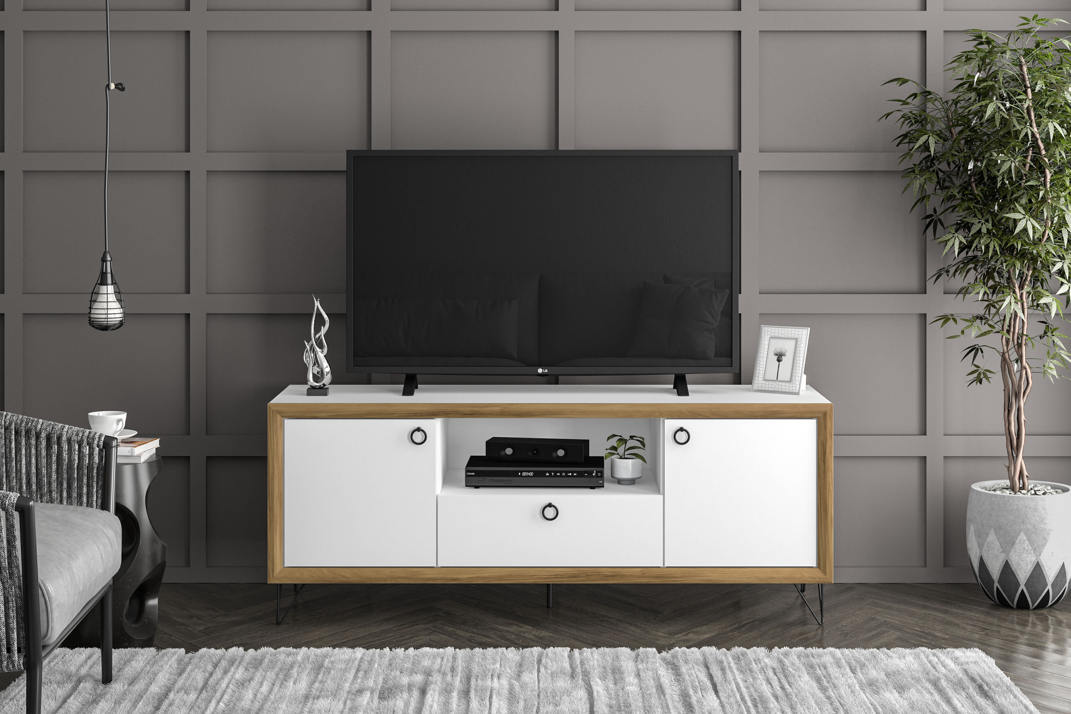 Corrigan Studio Ardizzone TV Stand for TVs up to 65" & Reviews ...