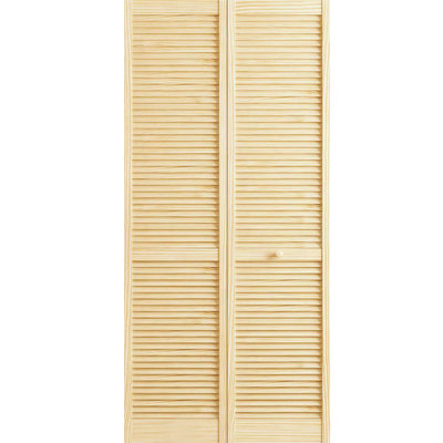 KIBY Louvered Wood Bi-Fold Door & Reviews | Wayfair