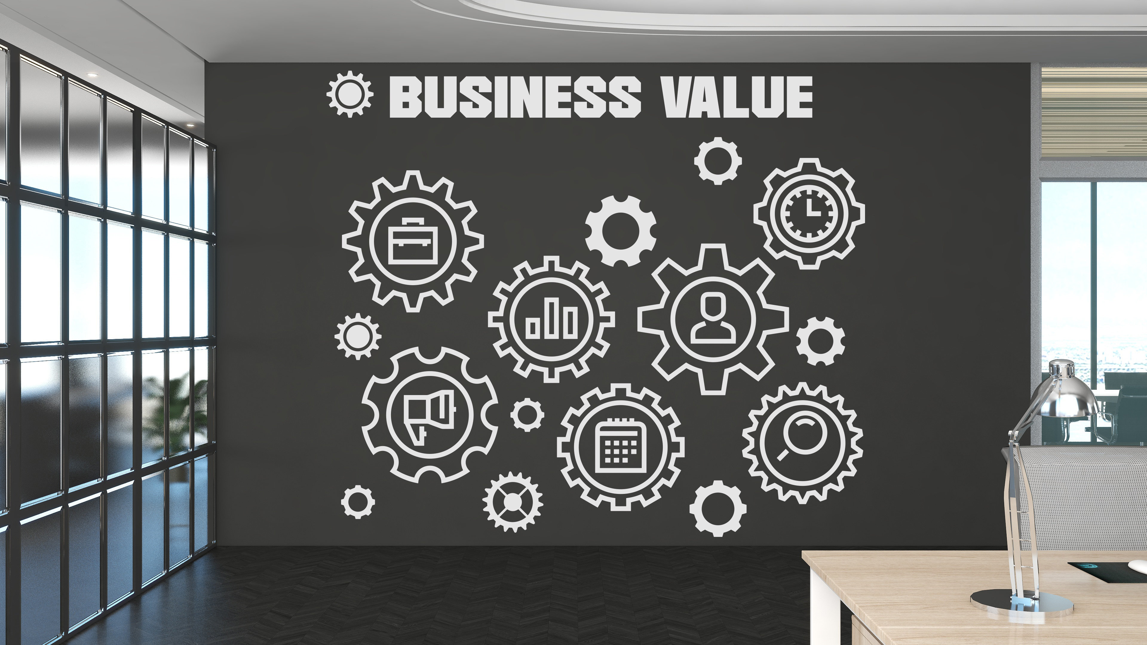 Trinx Businnes Value Wall Decal, Business Office Wall Decal, | Wayfair