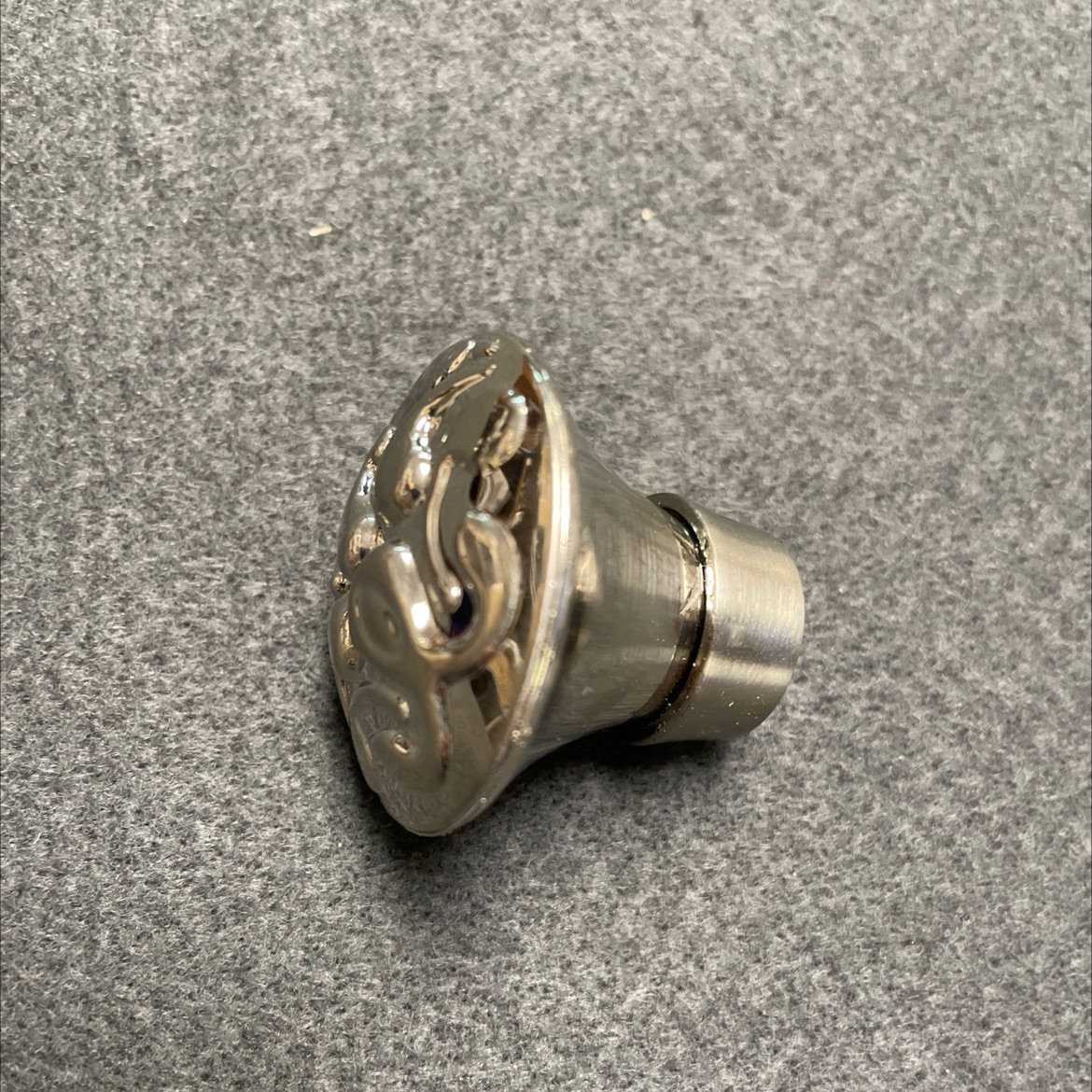 D. Lawless Hardware (5 Pack) 1-1/2 inch Scroll Design Knob Satin Nickel ...