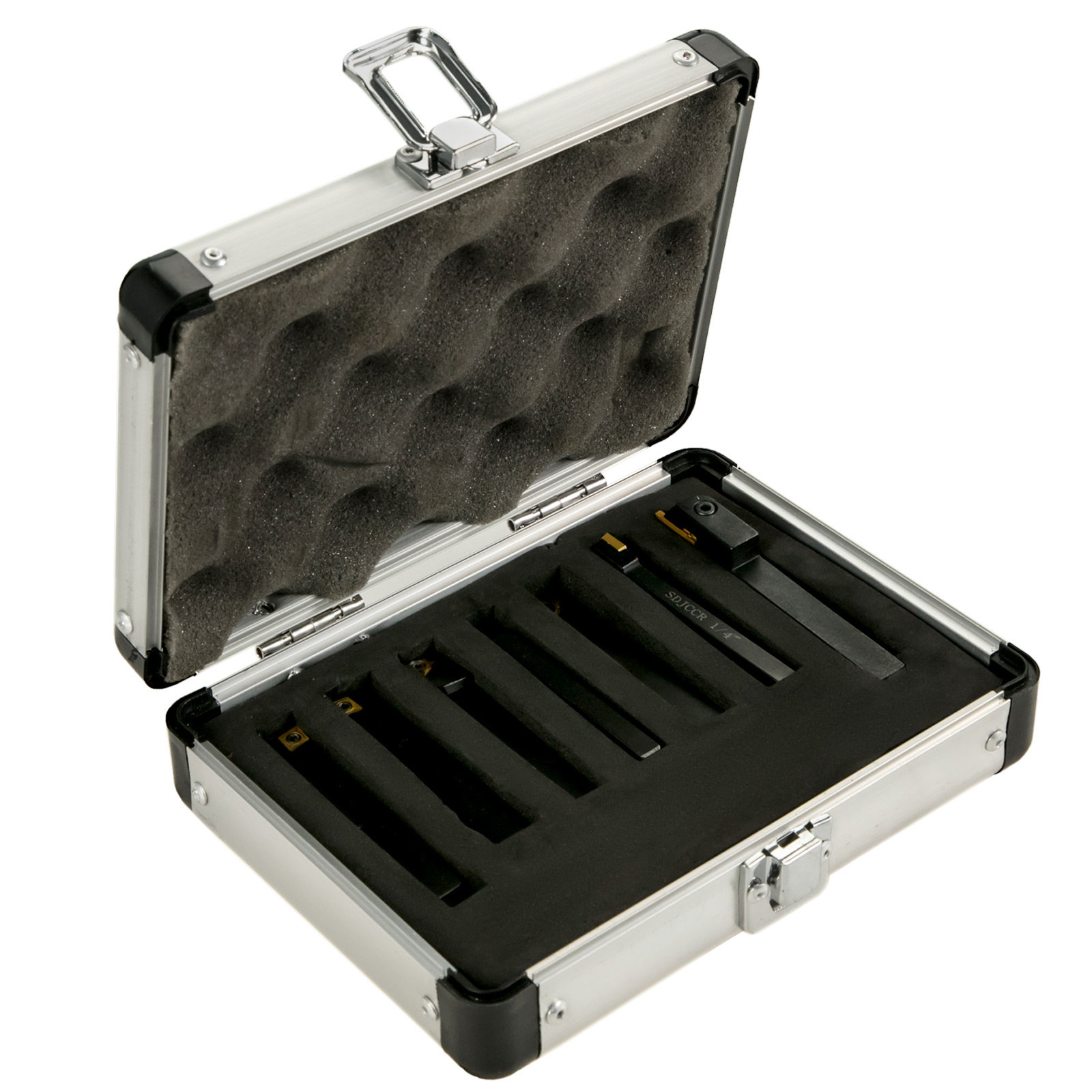 WFX Utility™ Indexable Carbide Tools 1/4" Industrial Lathe Tools 7Pcs ...