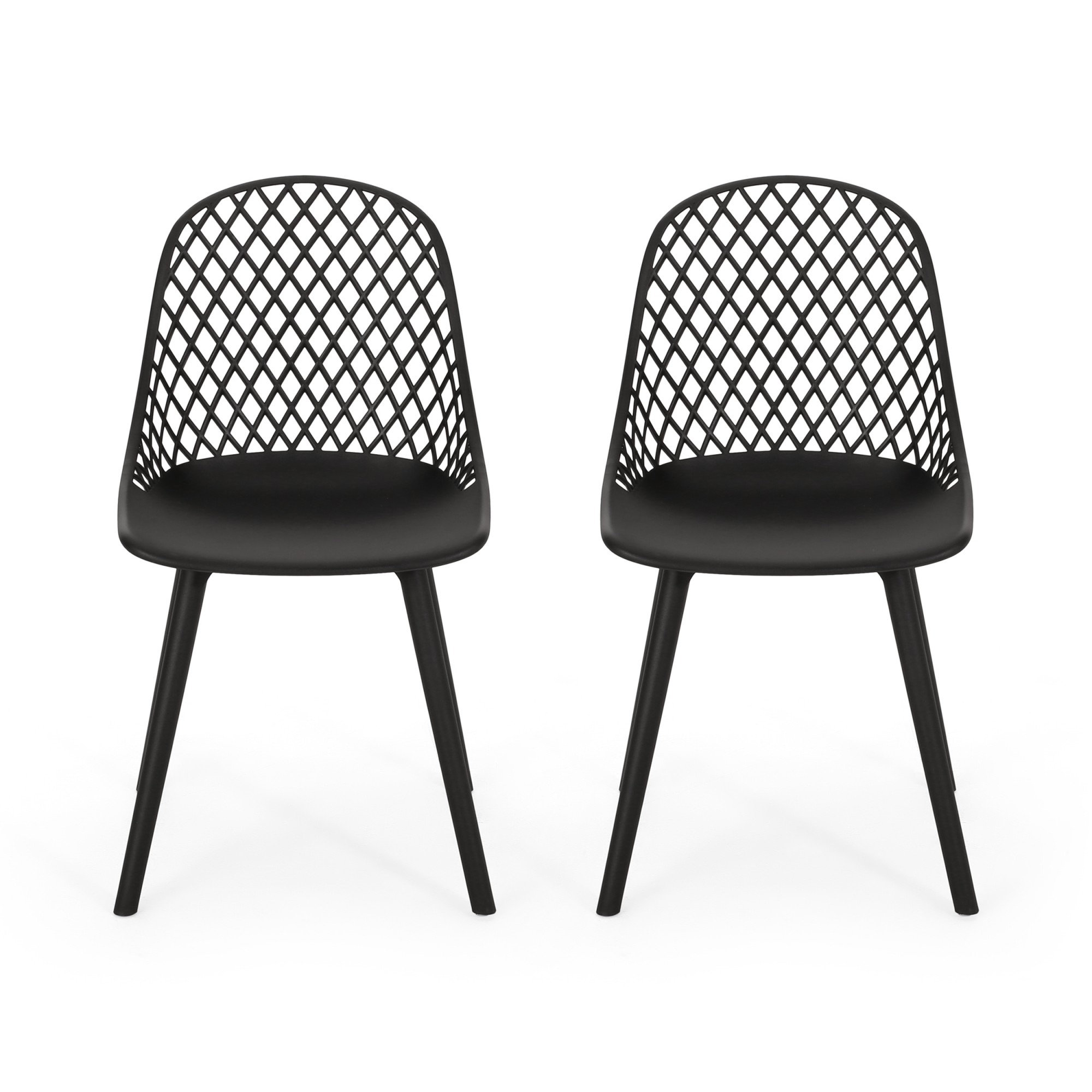Brayden Studio® Modern Minimalist Design Patio Chairs (Set of 2) | Wayfair