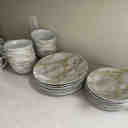 Mercury Row® Amiya 16 Piece Dinnerware Set, Service for 4 & Reviews ...