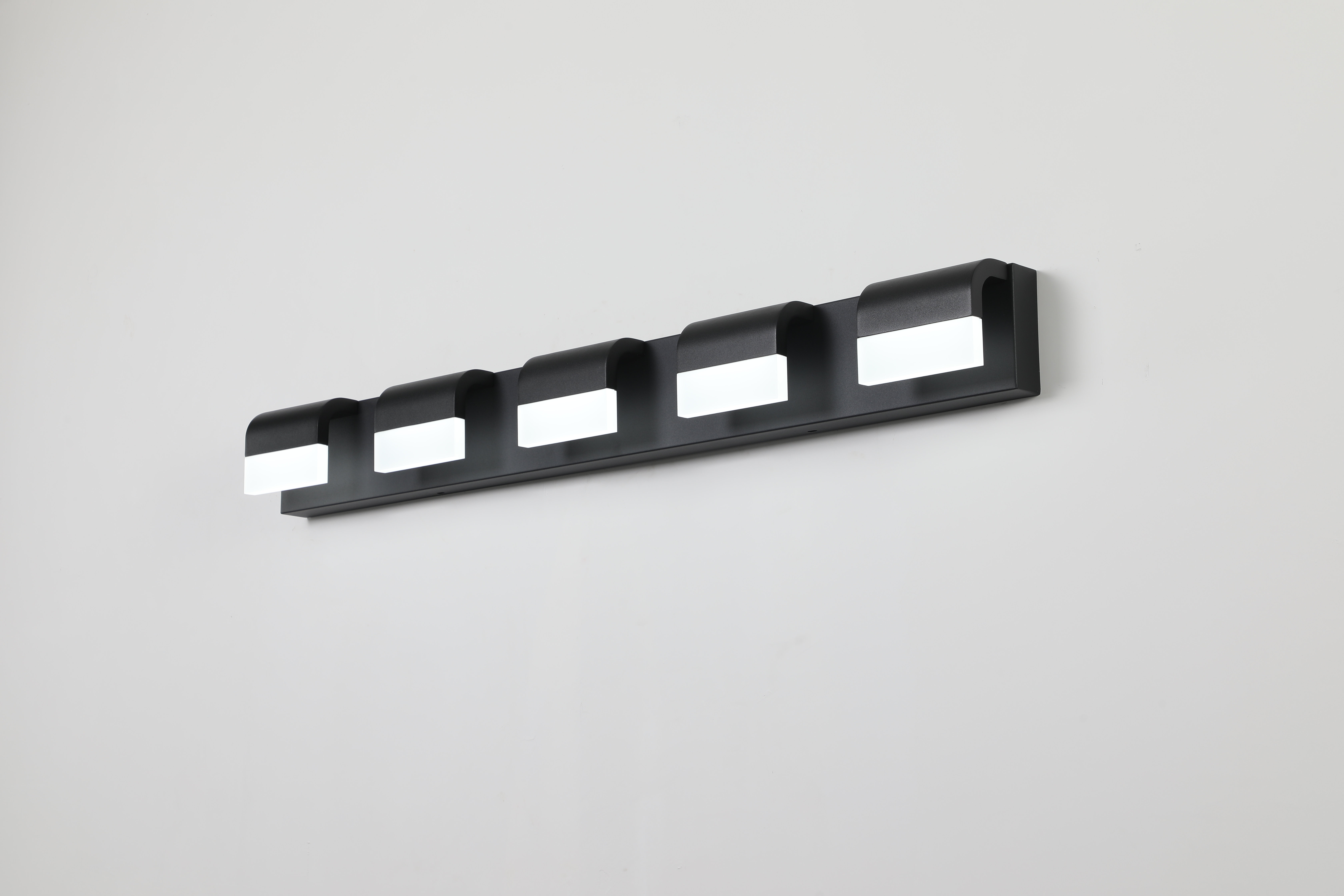 Orren Ellis 5-Light Modern Led Bathroom Vanity Lighting - Over Mirror ...