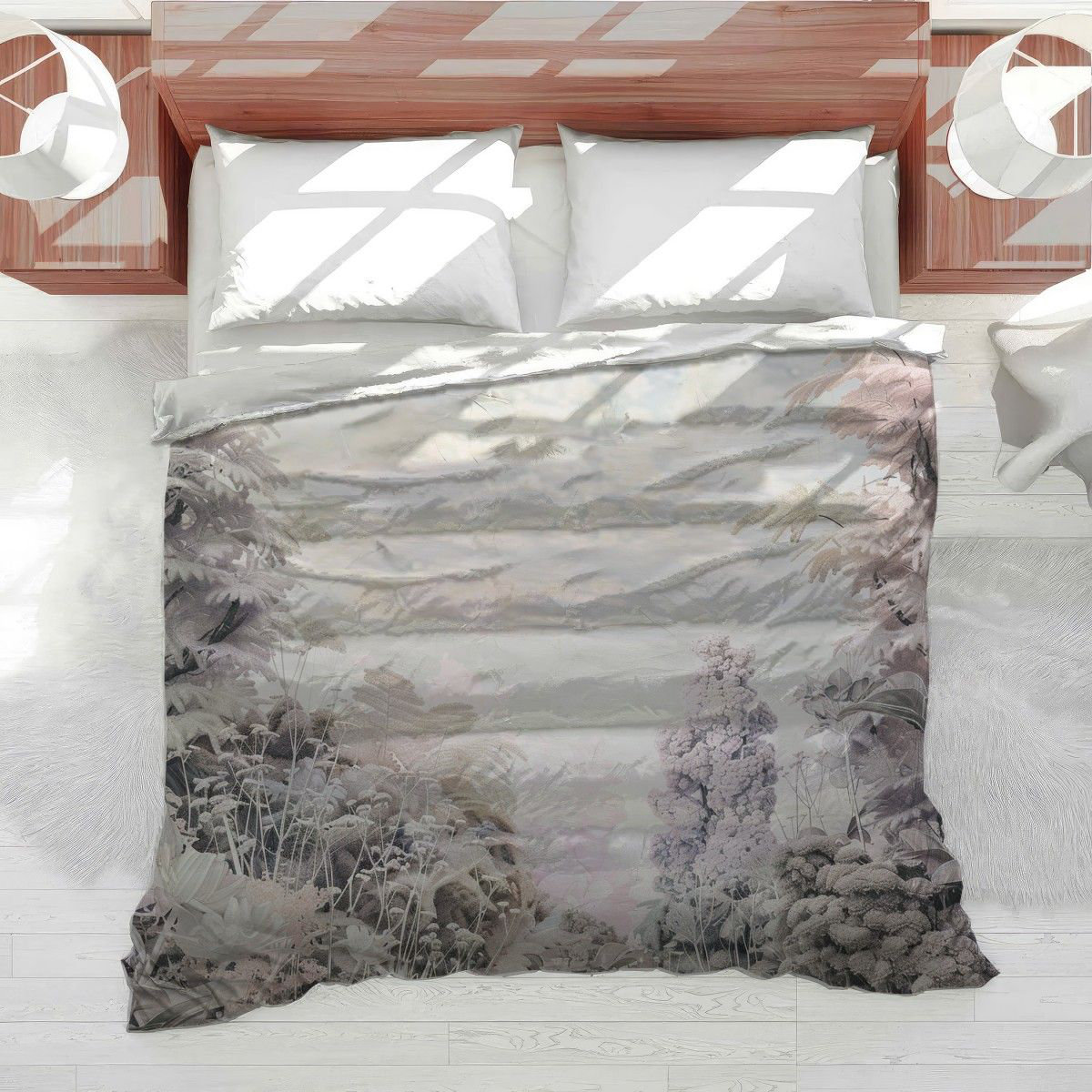 VisionDecor Floral Bedding Nature Duvet Cover Soft | Wayfair