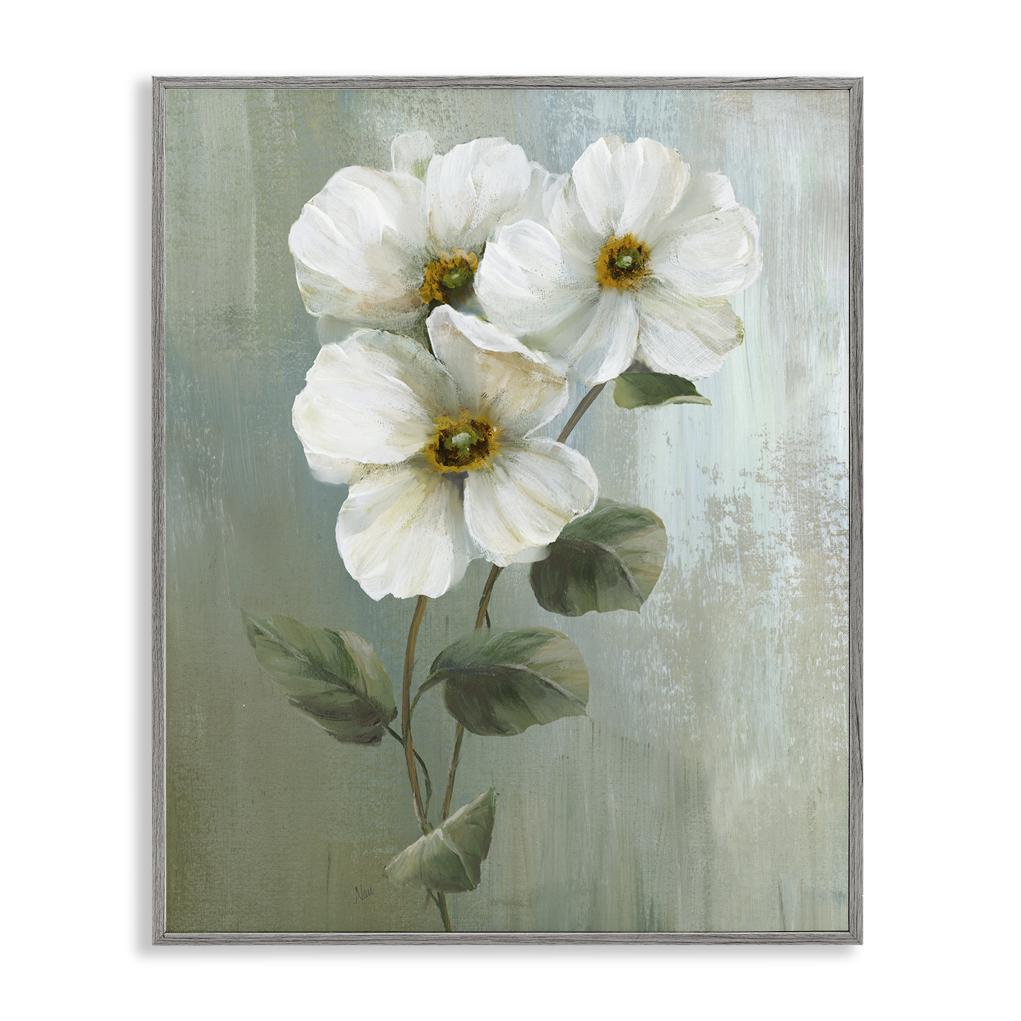 Ebern Designs Apple Blossom Sprigs Giclee Art by Nan | Wayfair