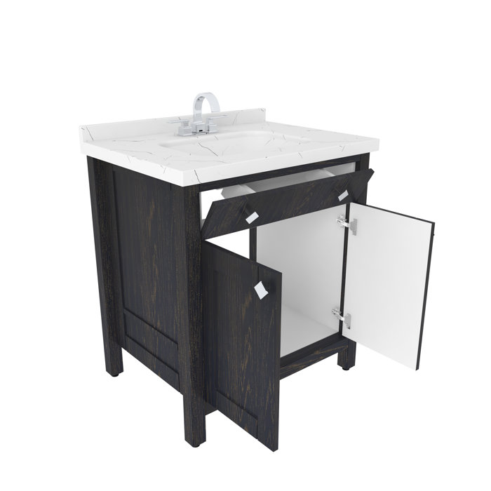 Wildon Home® Elfand 31'' Free-standing Single Bathroom Vanity with ...