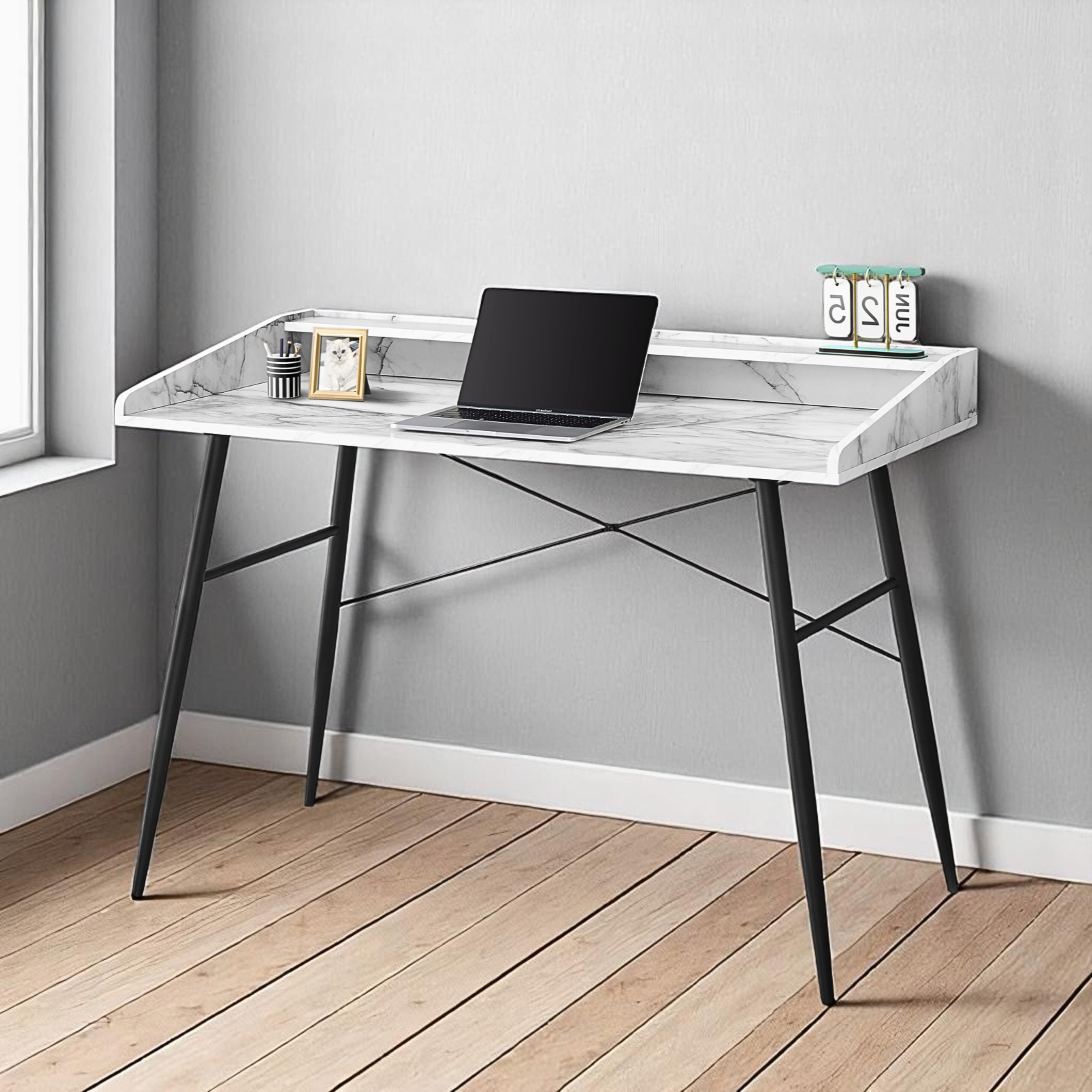 George Oliver Elsa Computer Desk | Wayfair