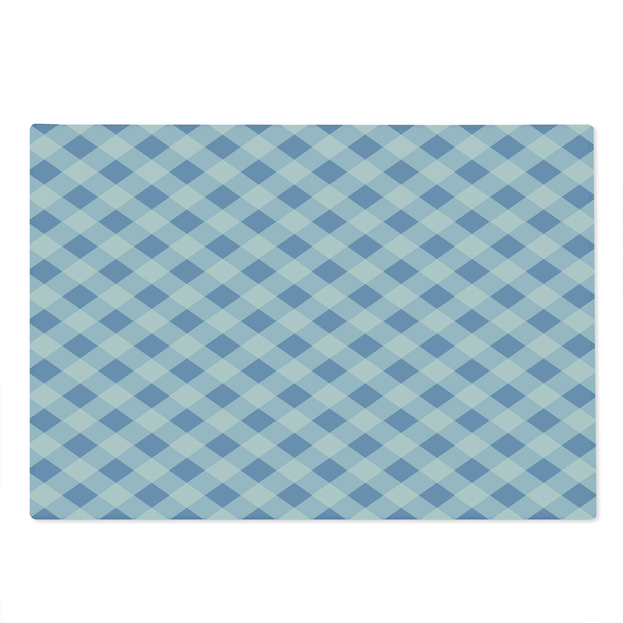 Ambesonne Geometric Cutting Board Large Size Checkered Rhombus Slate ...