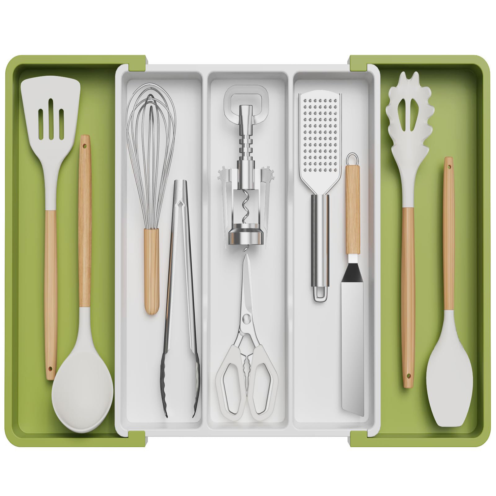 Rebrilliant Large Expandable Adjustable Kitchen Drawer Cutlery ...