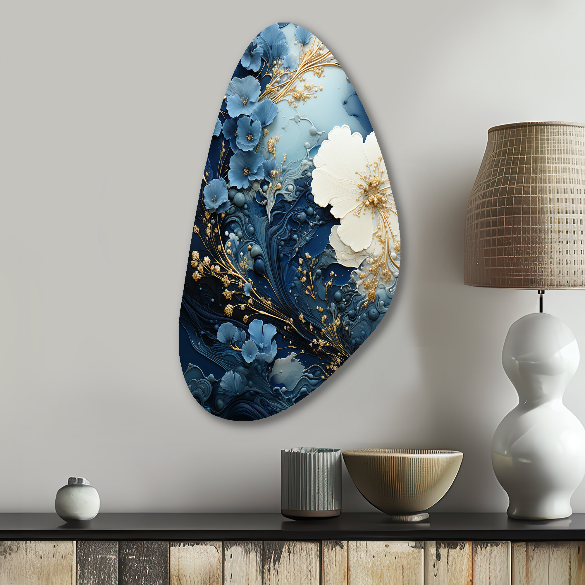 Lark Manor™ Drucella Liquid Ink Spiral II - Abstract Spirals ...