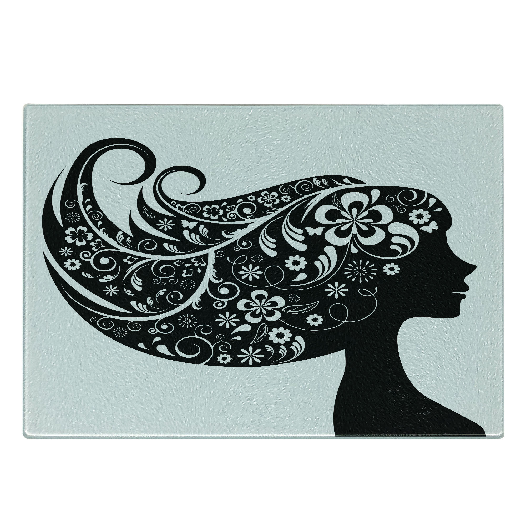 East Urban Home Glass Girl Cutting Board | Wayfair