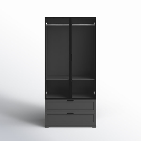 Wade Logan Bubalo Manufactured Wood Armoire & Reviews - Wayfair Canada