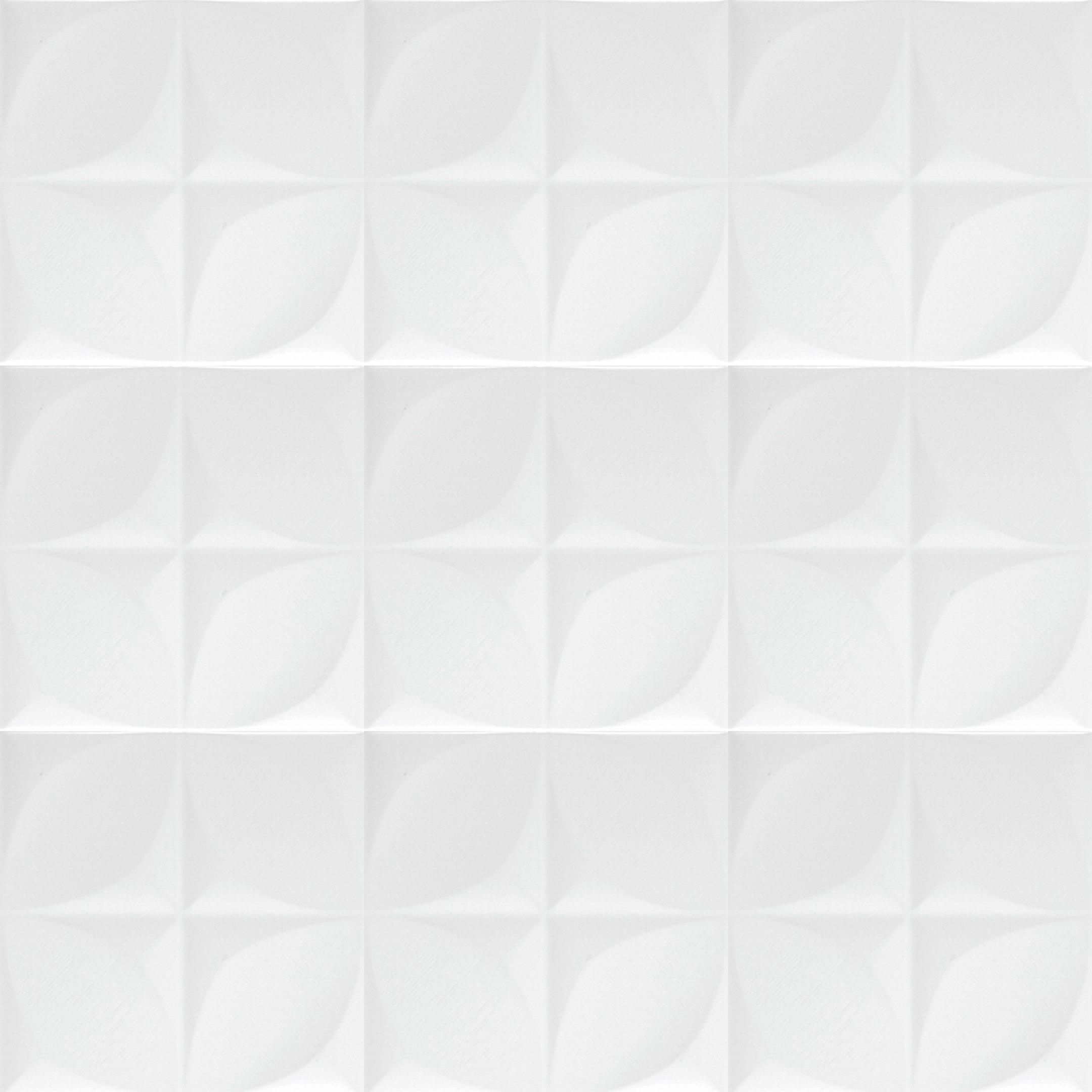 Encore Surfaces Polar Tuck 10" x 30" 3D Textured Wall Tile & Reviews ...