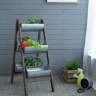 Ophelia & Co. Farmhouse Foldable Reed Galvanized and Wood Ladder ...