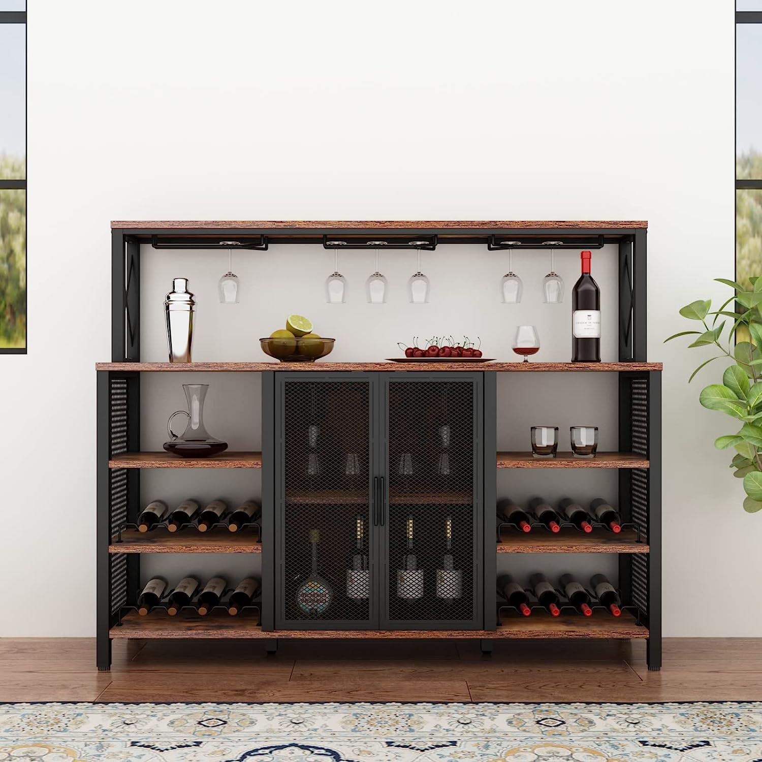 17 Stories 55.11'' Bar Cabinet & Reviews | Wayfair