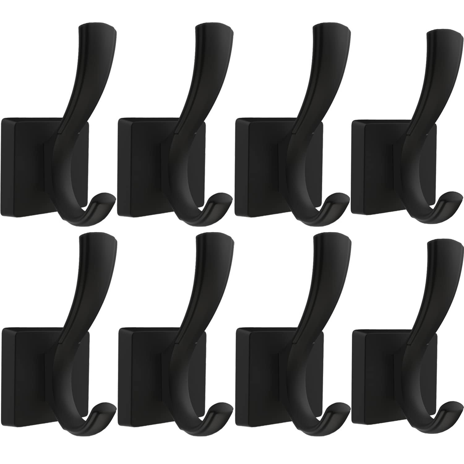 Lark Manor™ Entry Level Bathroom Wall Coat Hook Towel Hook 8Pcs | Wayfair