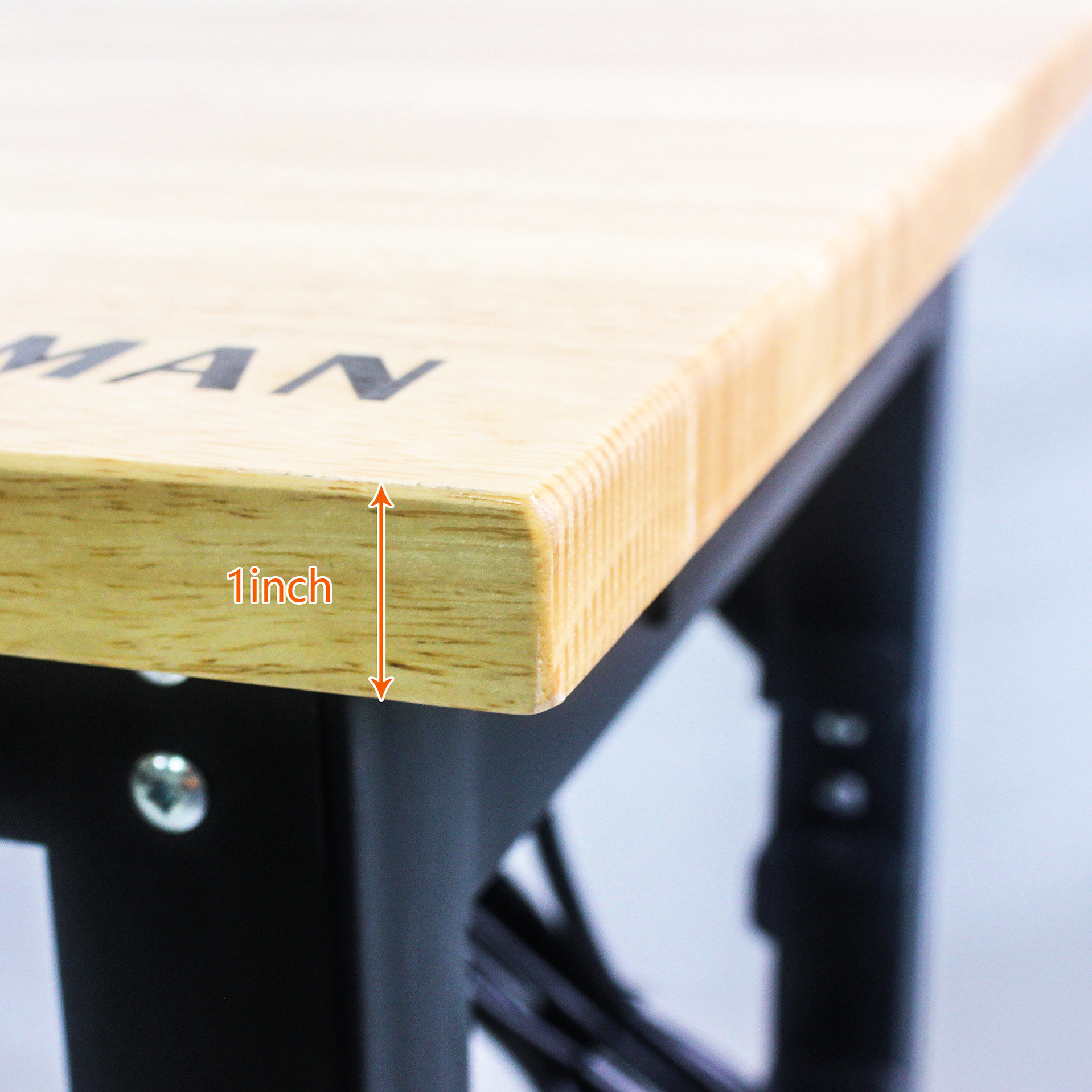 WFX Utility™ Adjustable Metal Workstation With Socket And Tough Wood ...