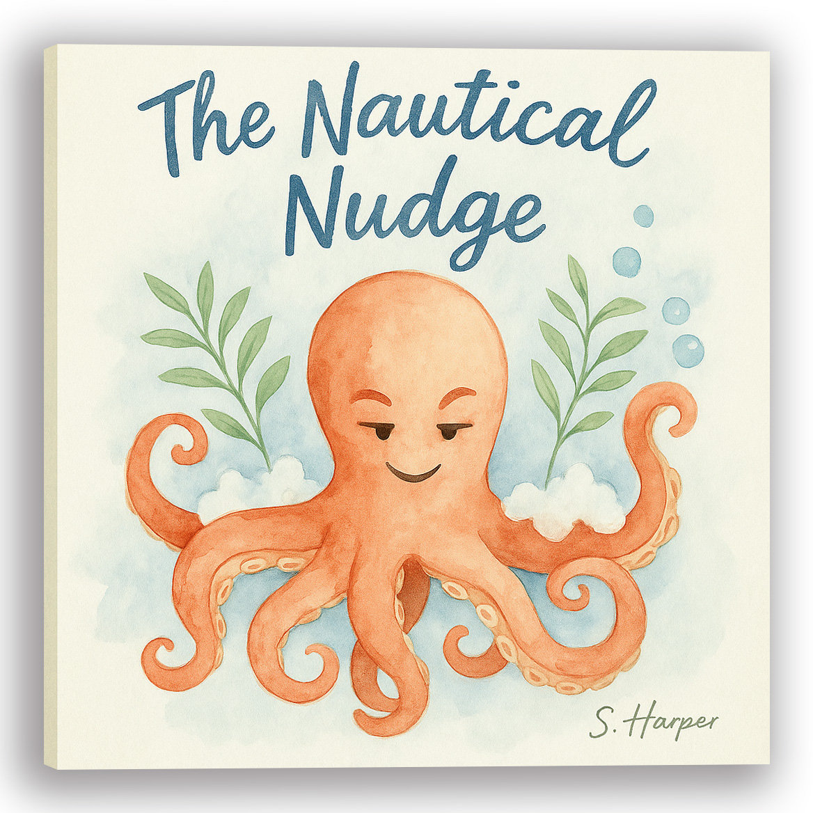 Breakwater Bay The Nautical Nudge – Bathroom Canvas Wall Art | Wayfair