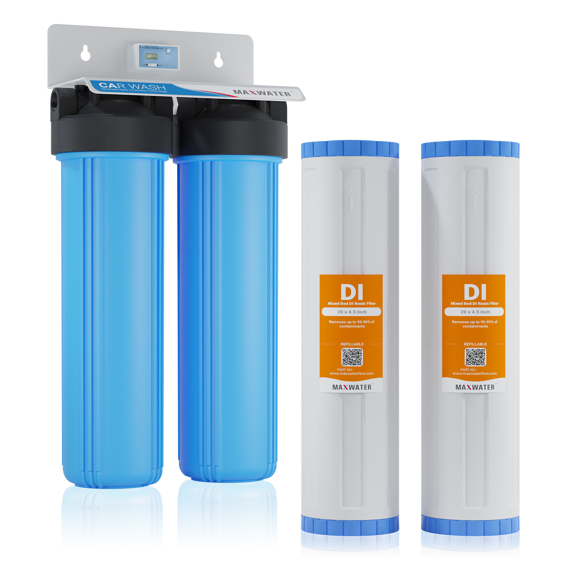 Max Water 2 Stage Deionized Whole House Water Filtration System | Wayfair