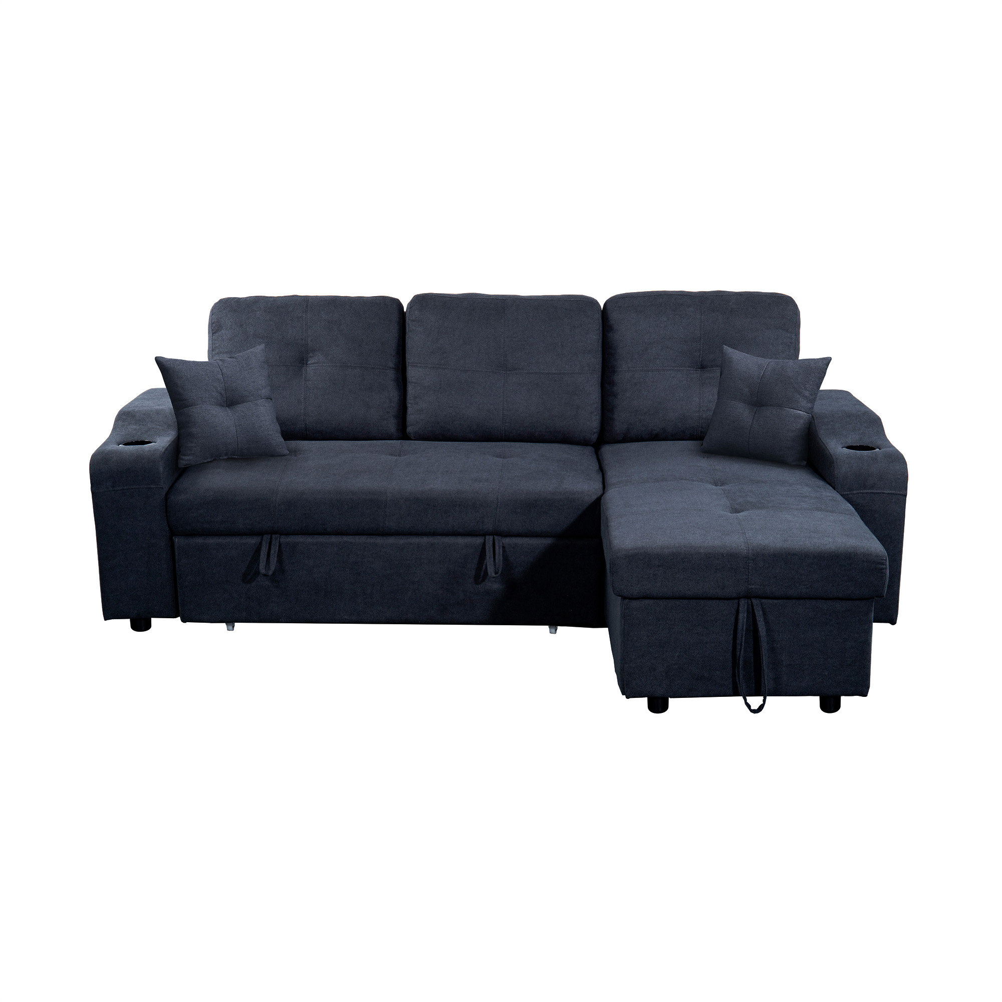 Latitude Run® Right-Facing Sectional Sofa With Footrest | Wayfair