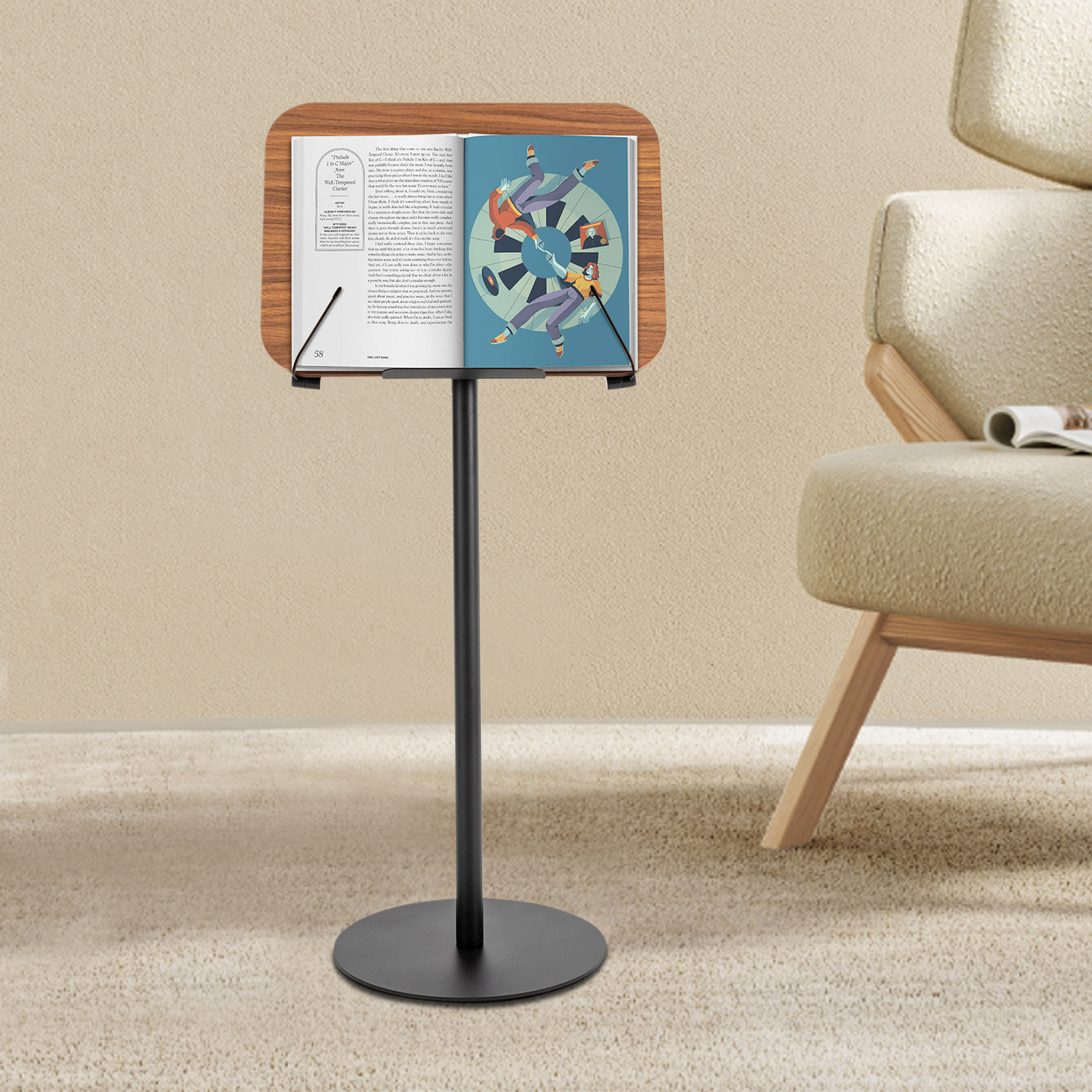 FRONG Height and Angle Adjustable Book Stand | Wayfair