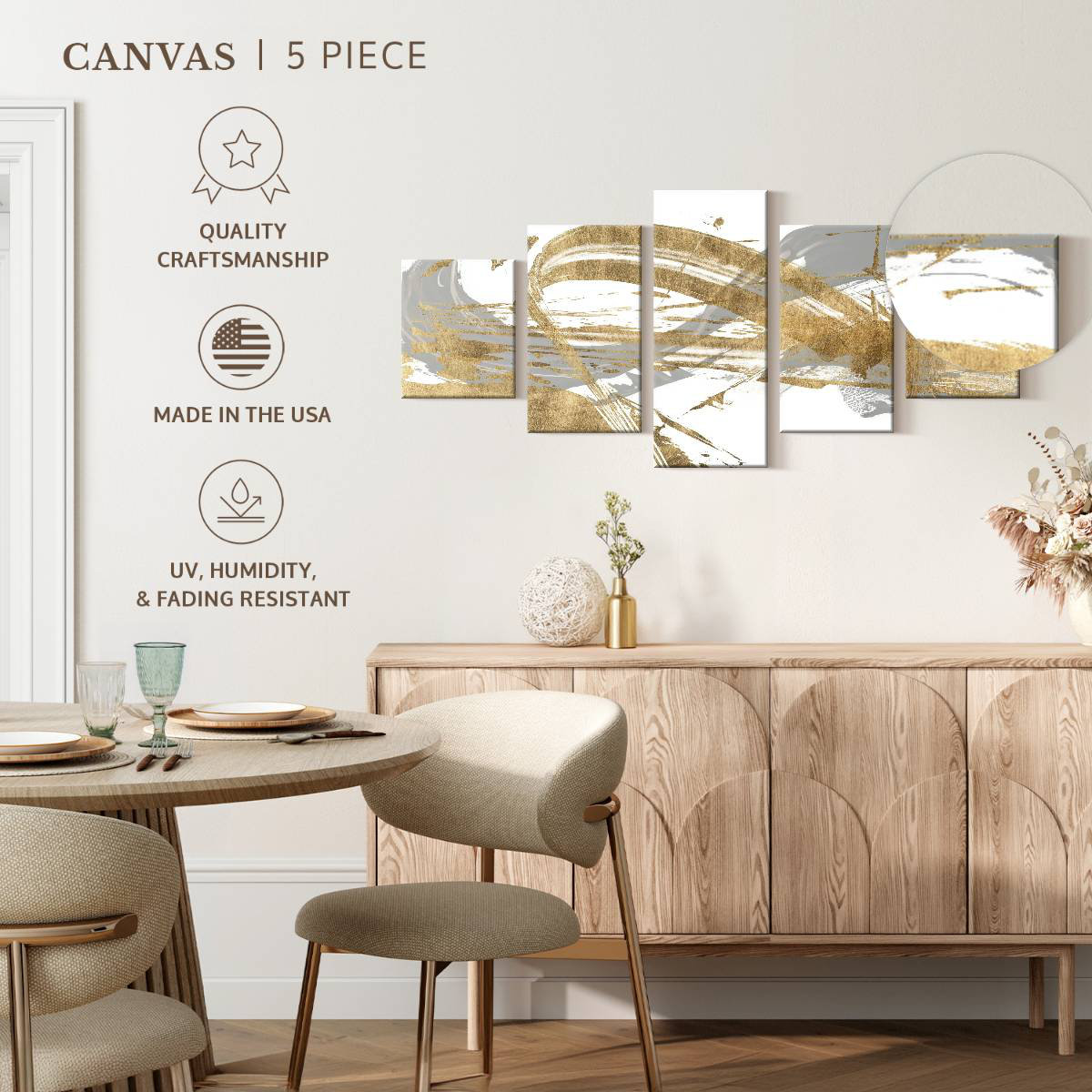 Ivy Bronx Gold And Grey I - Wayfair Canada