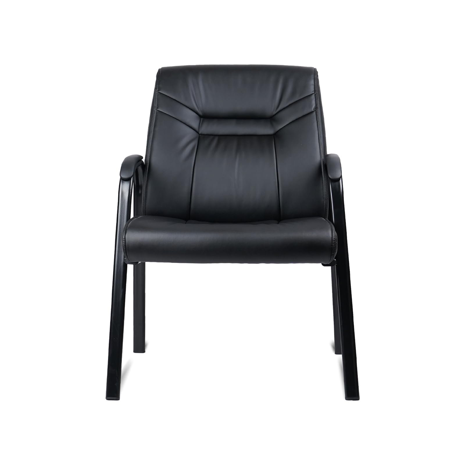 GLOBAL GIRLS LLC Big Wide Heavy Duty Office Guest Chair 400 Ibs Pu ...