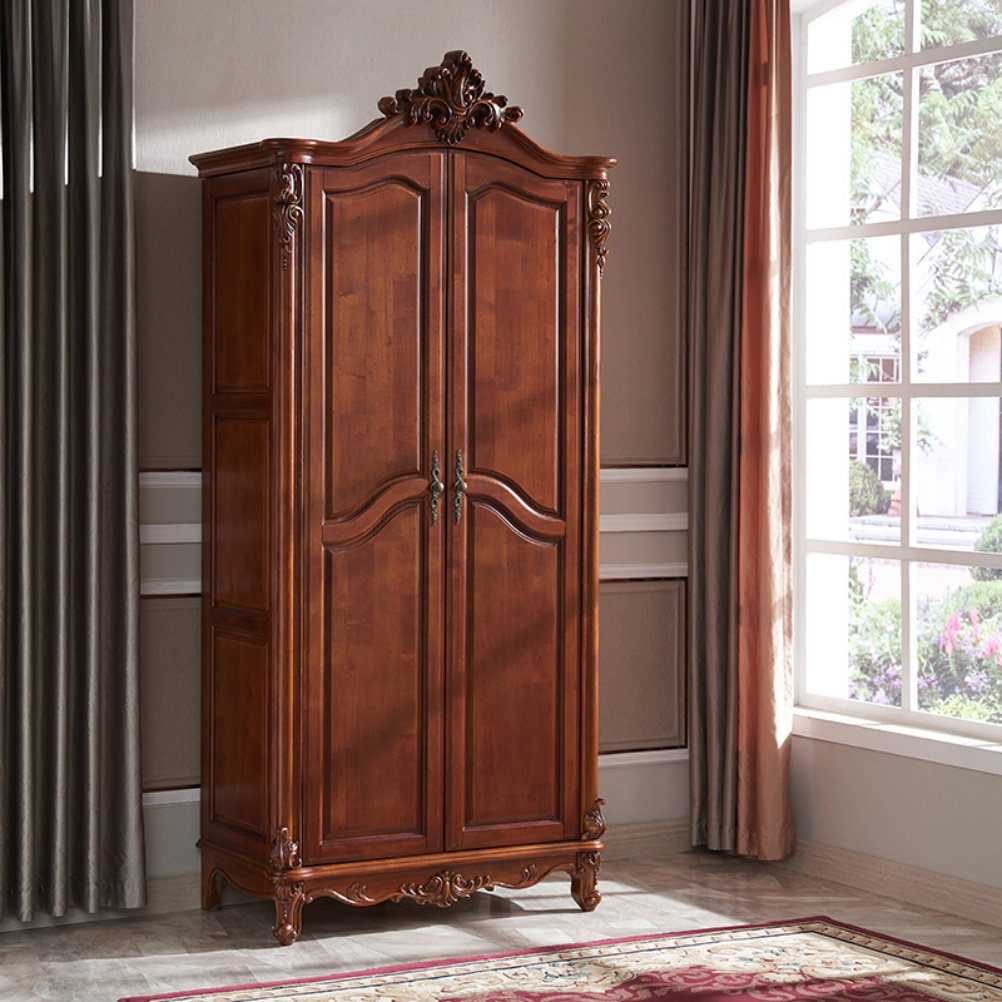 Parttlion Retro Brown Wardrobe - Wayfair Canada
