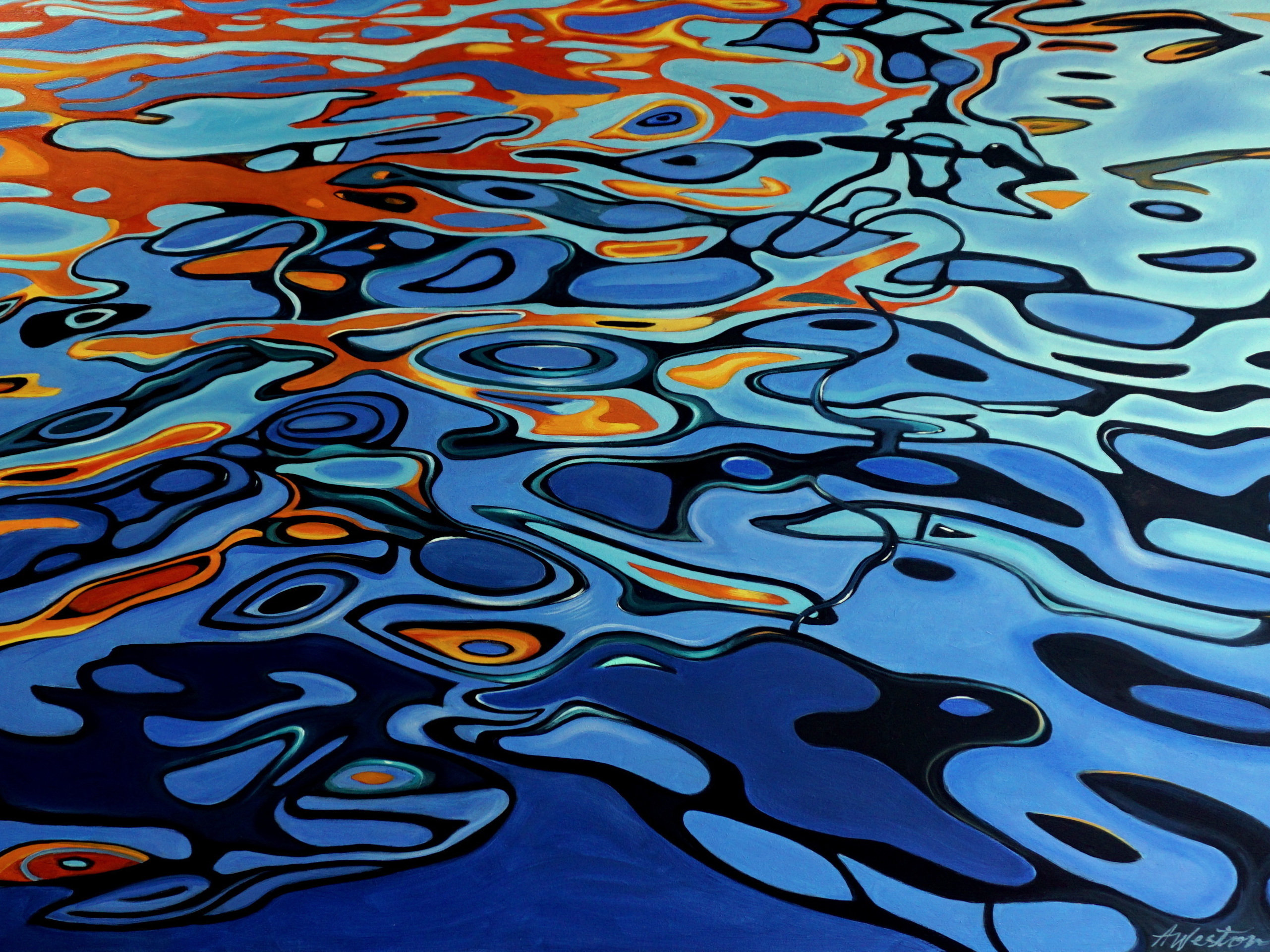 Made & Curated Ripples and Reflections#2 Falmouth by Alan Weston ...