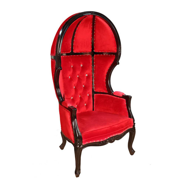 Bloomsbury Market Tufted Balloon Canopy Hood Lounge Chair - Wayfair Canada