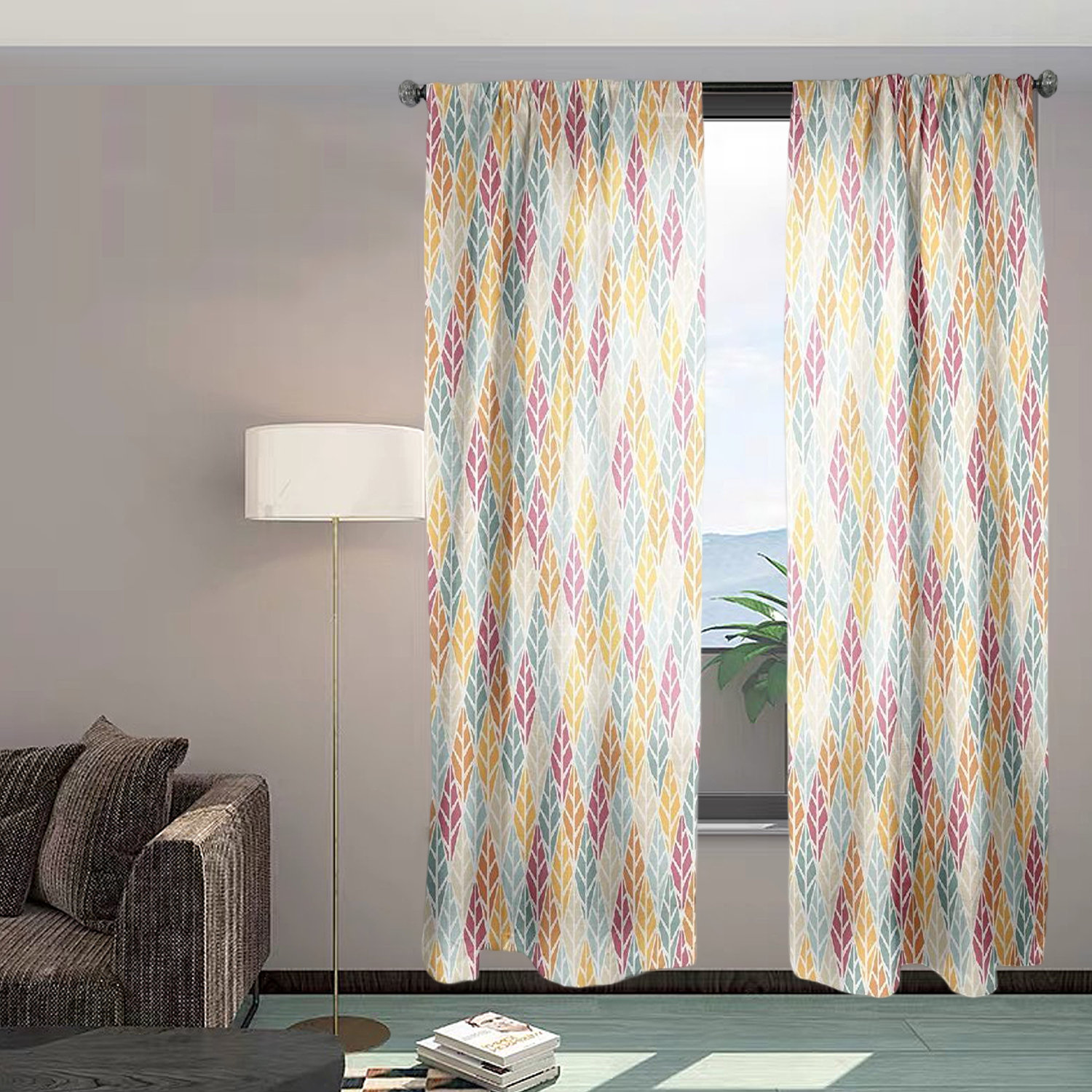 Frifoho Microfiber Curtain | Wayfair