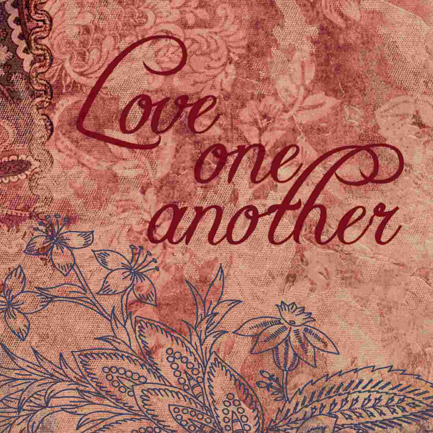 Trinx Love One Another - Wrapped Canvas Textual Art | Wayfair