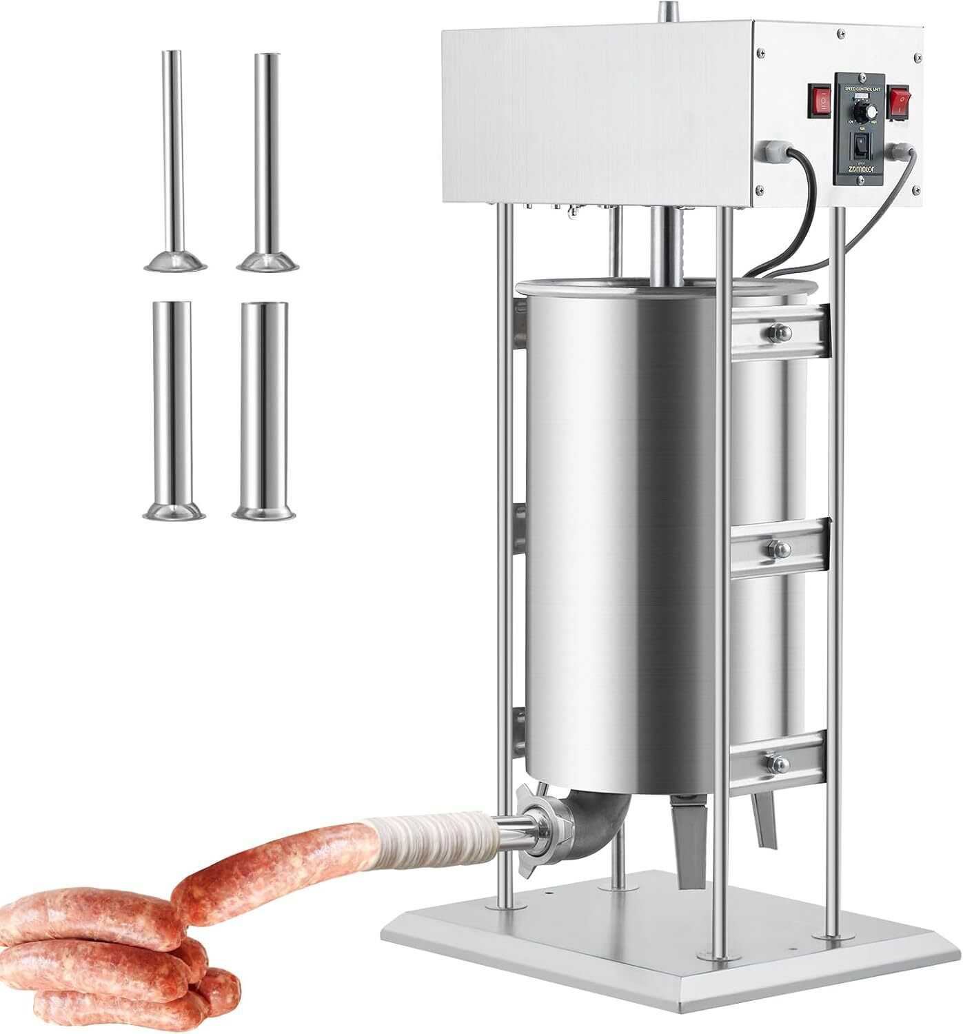 Zstar Stainless Steel Upright Sausage Stuffing Machine, Dual Speed ...