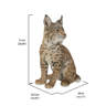 Hi-Line Gift Ltd. Sitting Bobcat Statue & Reviews | Wayfair
