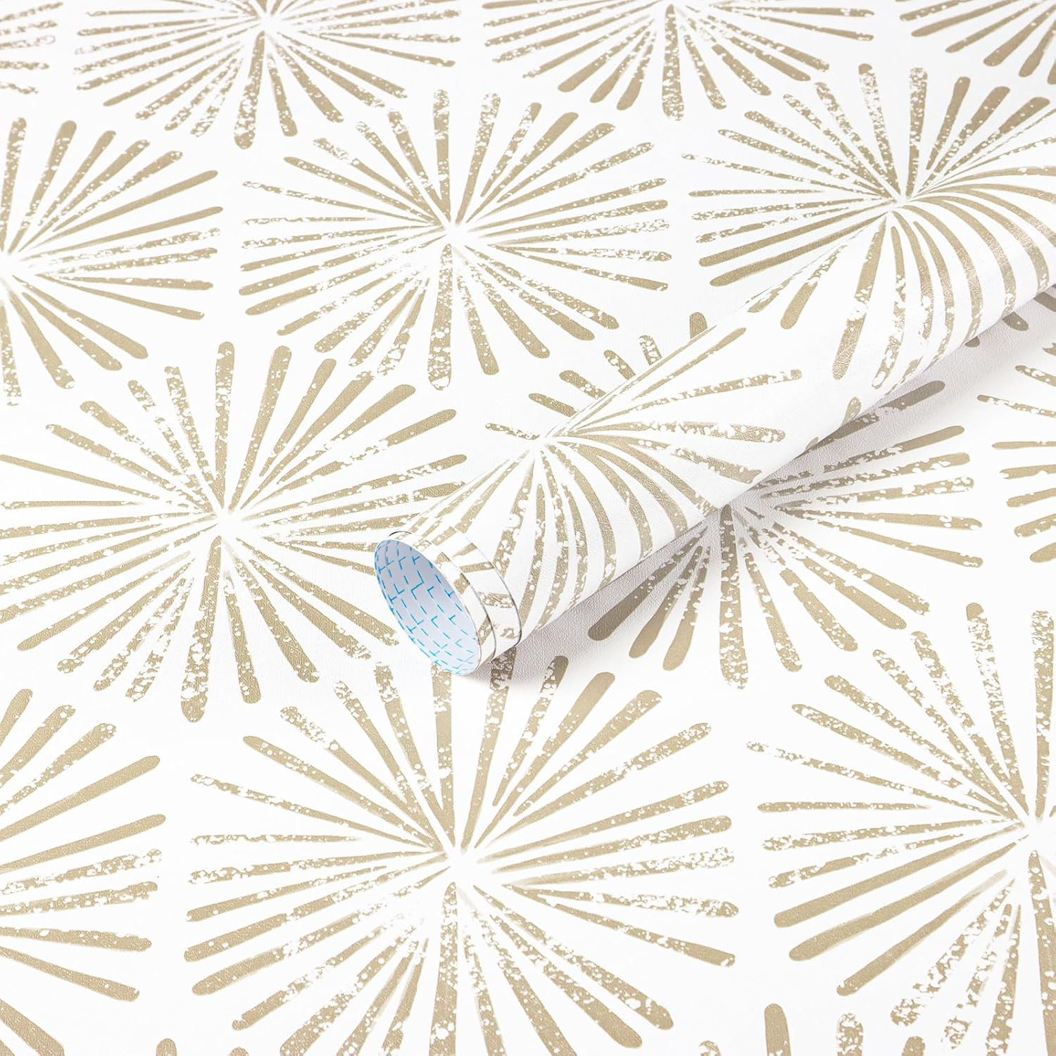 Ebern Designs Self-Adhesive Removable Wallpaper Modern Geometric Design ...