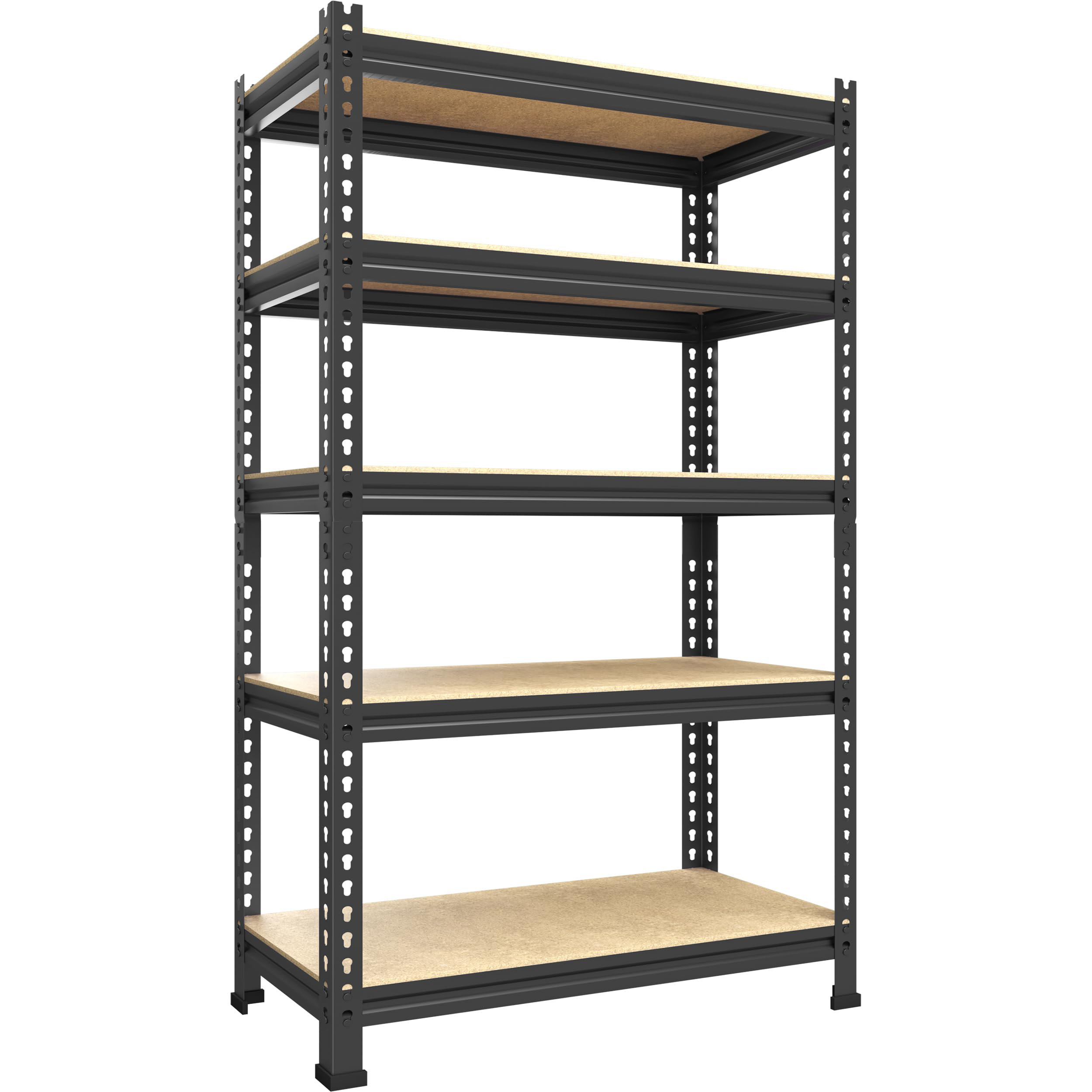 Rebrilliant Storage Shelves 5 Tier Garage Shelving Heavy Duty ...