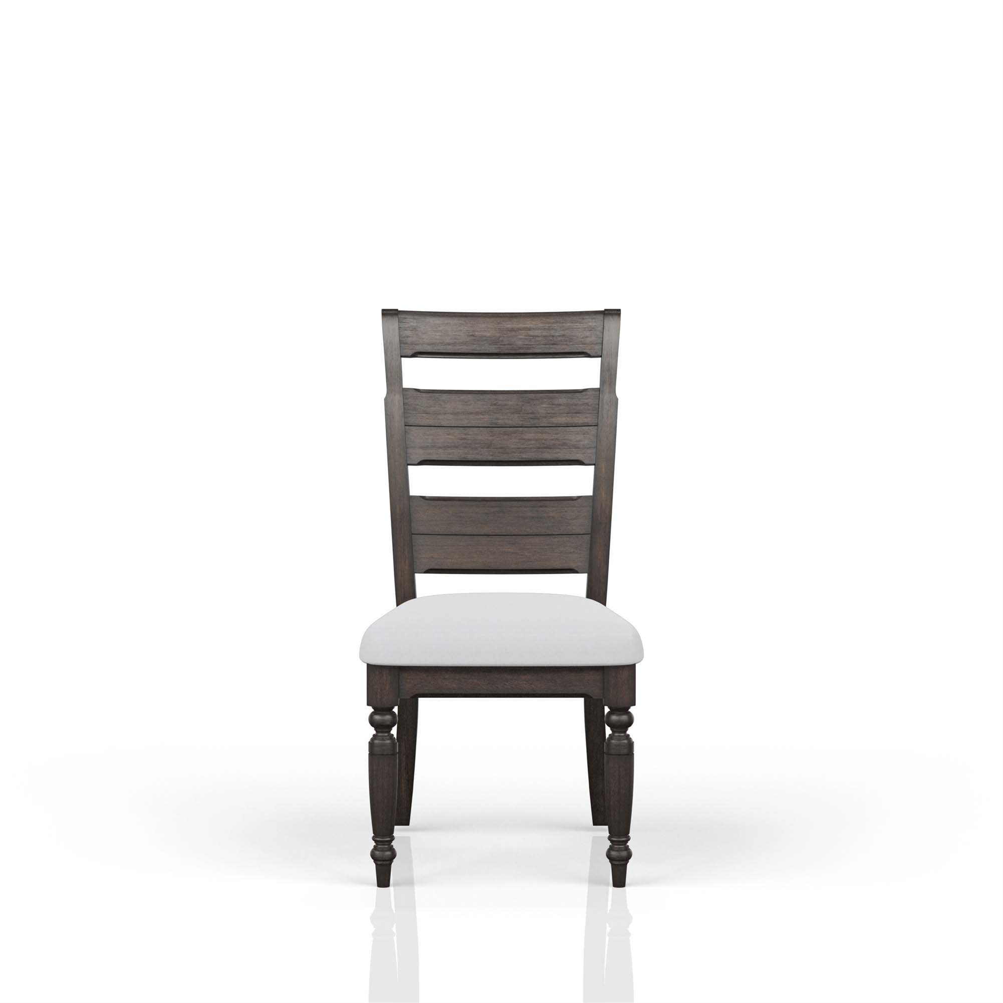 Canora Grey Upholstered Seat Ladderback Side Chair | Wayfair