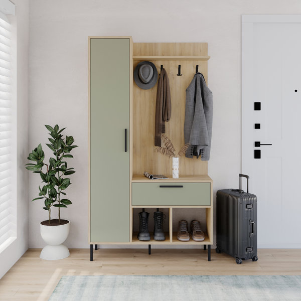 Brayden Studio Hall Tree 108cm Wide | Wayfair.co.uk