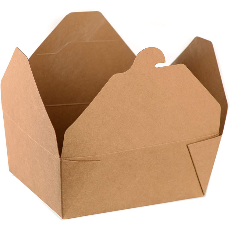 Prep & Savour 45oz Brown Take Out Boxes | Wayfair