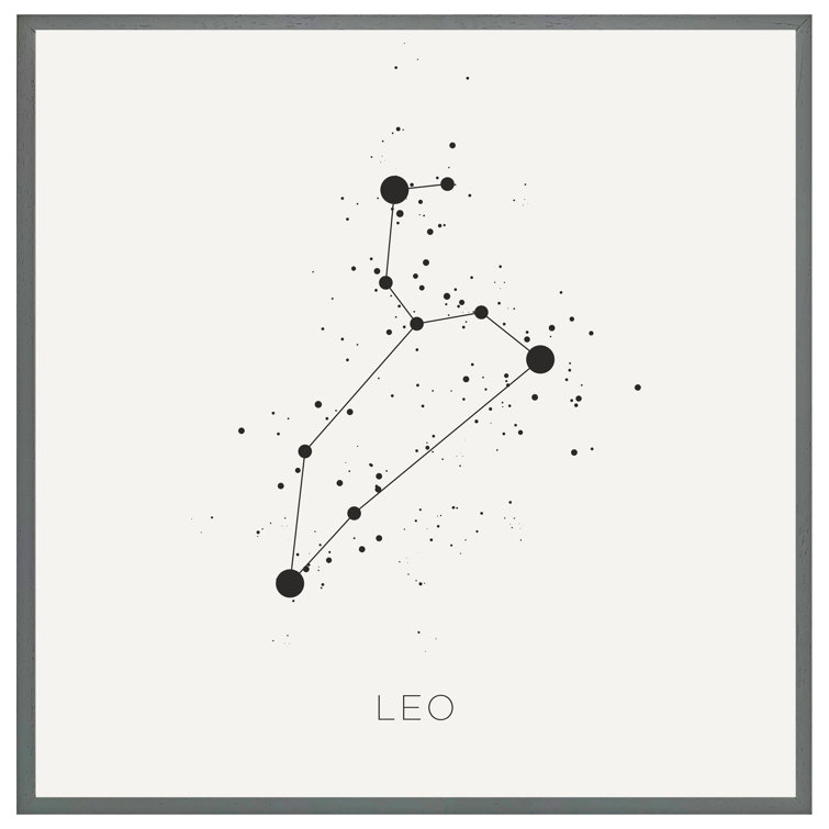 Maturi Ballico Star Constellation Zodiac Leo - Print | Wayfair.co.uk