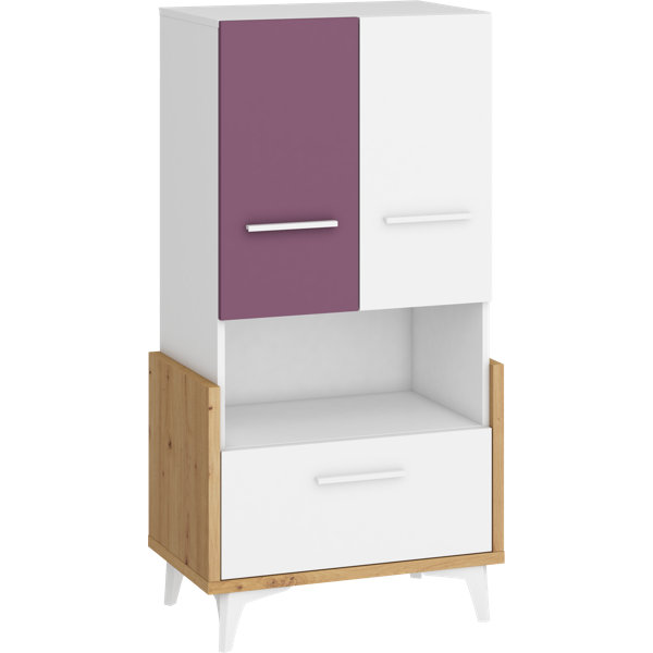 Isabelline Samson 127cm H x 65cm W Standard Bookcase | Wayfair.co.uk