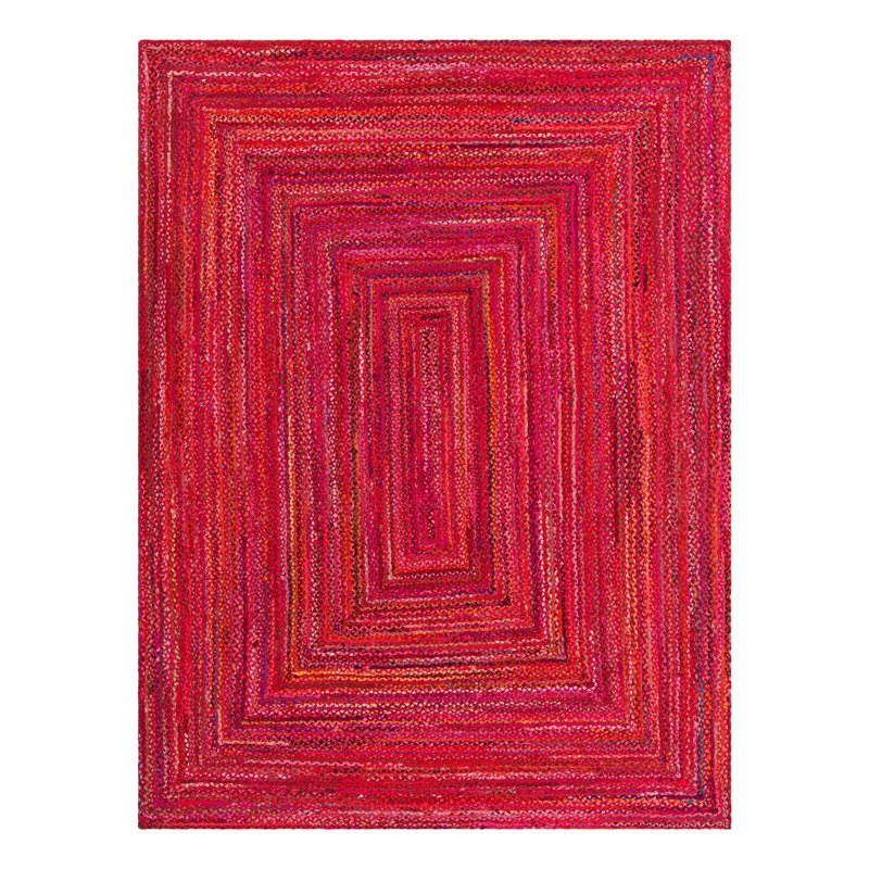 August Grove® Avenleigh Hand Braided Abstract Rug & Reviews | Wayfair