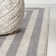 Ebern Designs Isibeal Modern Classic Mitre Stripe Gray/Ivory Rug | Wayfair