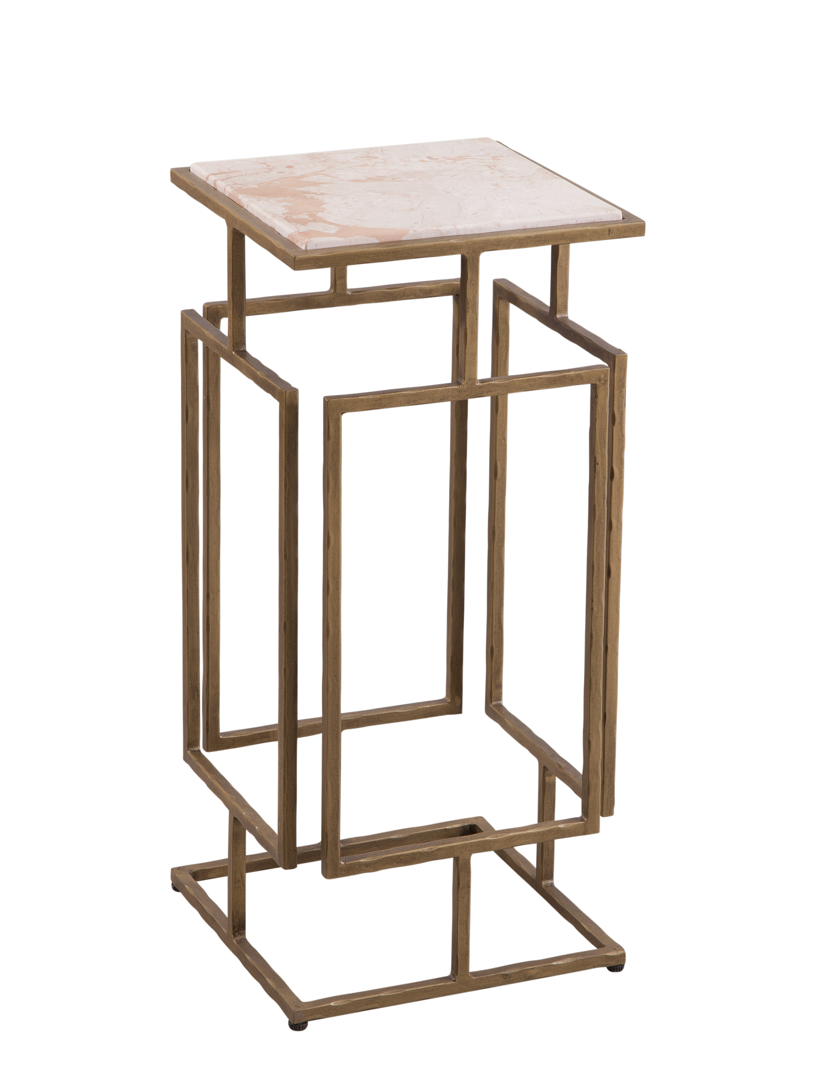 Everly Quinn Audrey Genuine Marble Frame End Table | Wayfair