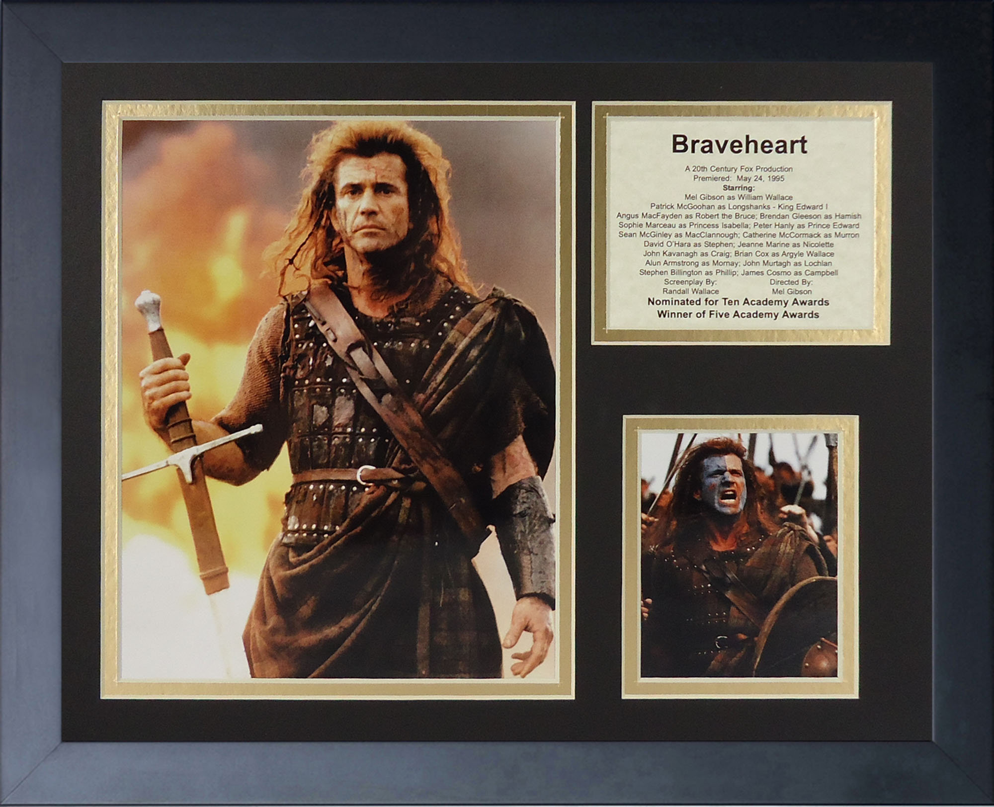 Legends Never Die Braveheart Framed Memorabilia | Wayfair