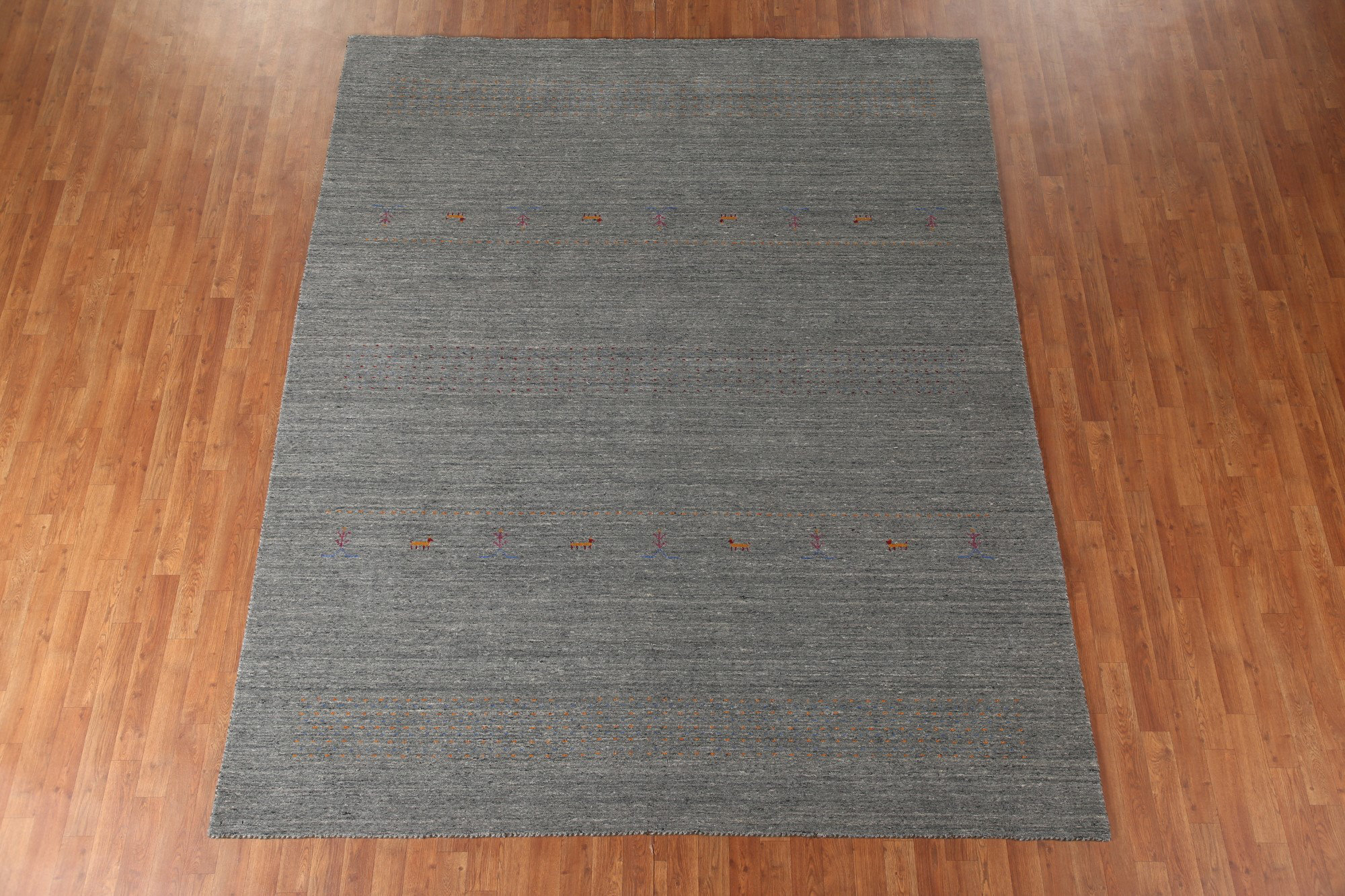 Isabelline Handmade Gabbeh Indian Area Rug 8x10 | Wayfair