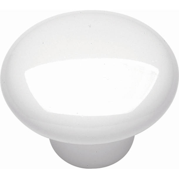 HickoryHardware English Cozy White Modern & Contemporary Knob Backplate ...