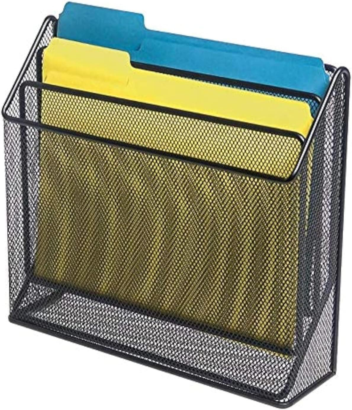 Latitude Run® White Mesh 5-Tier Letter Tray Paper Organizer with Handle ...